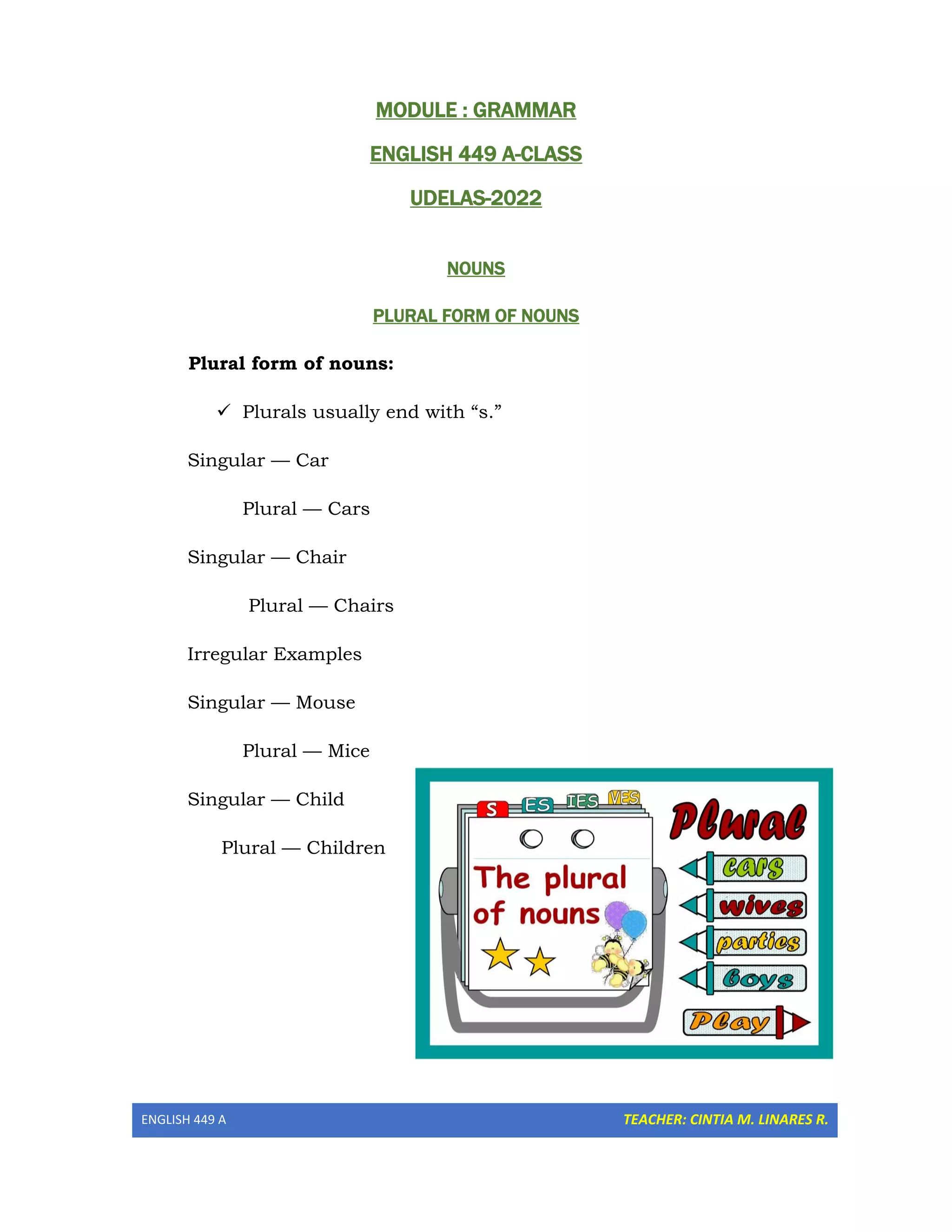 GRAMMAR LESSON Nouns Rules.pdf