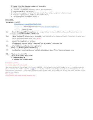 Grammar lesson plans | DOCX | Internet for Beginners | Internet