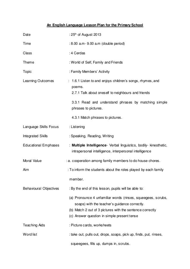 Grammar Lesson Plan New Grammar Lesson Plan New
