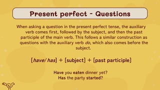 present perfect | PDF