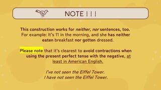 present perfect | PDF