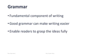 Grammarly: An overview | PPTX