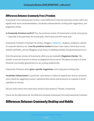 Grammarly review (2021) | PDF