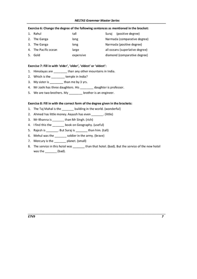 Grammar master sample book 1 | PDF
