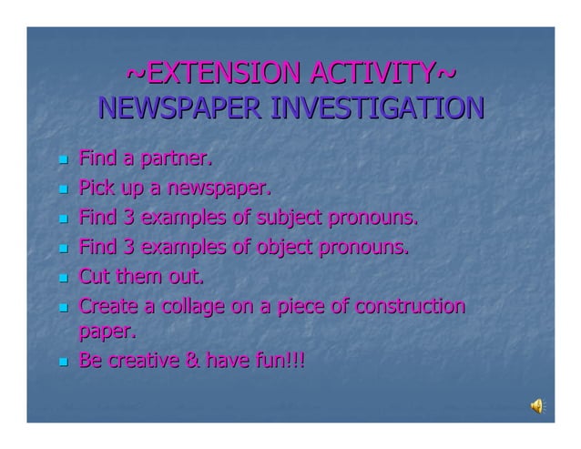 Grammar mini lesson powerpoint 502 | PPT