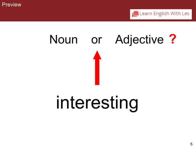 Grammar nouns and modifiers | PPT