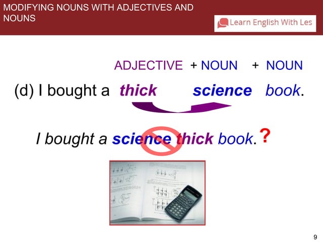 Grammar nouns and modifiers | PPT