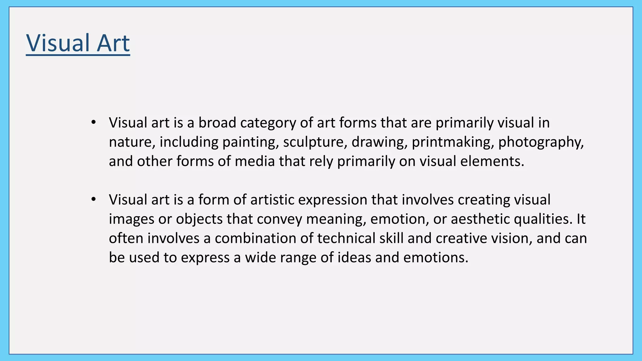 Grammar of Art (Language of Art) Presentation By Anuj Kumar Maurya | PPTX