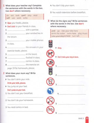 Grammar one sb example | PDF