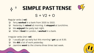 English Grammar: Past Tense -- Simple and Continuous | PDF