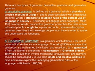 Grammar ppt | PPT