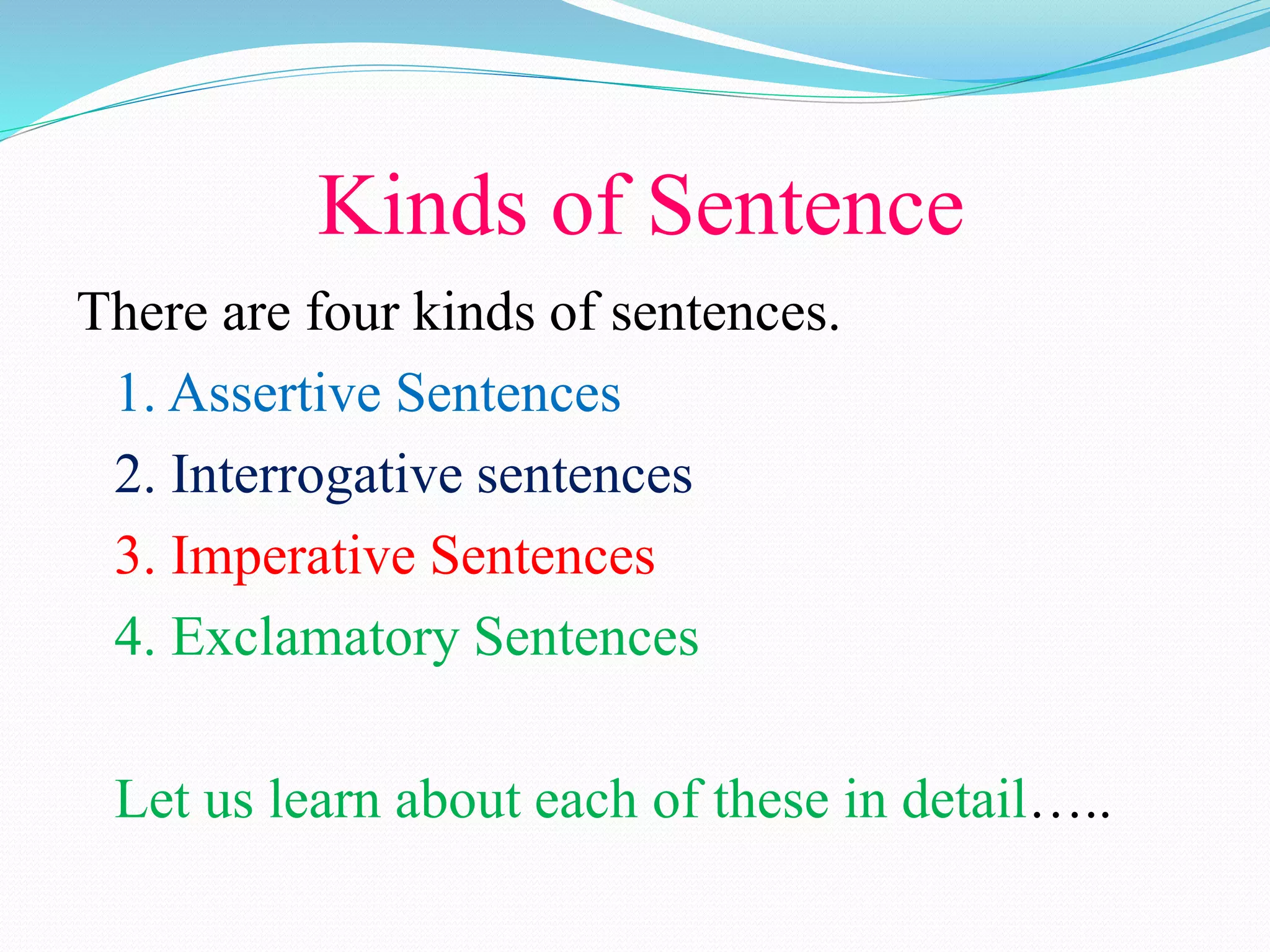 Grammar ppt 1 the sentence | PPT