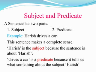 Grammar ppt 1 the sentence | PPT