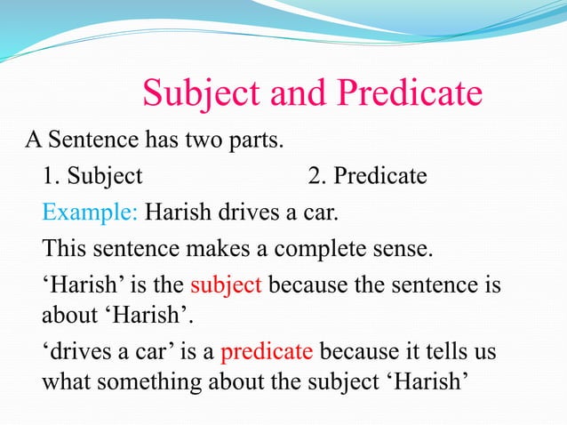 Grammar ppt 1 the sentence | PPT