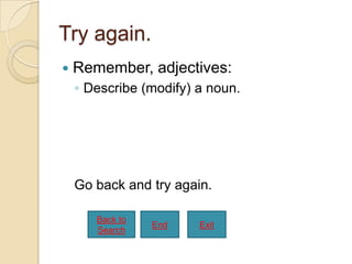 Parts of Speech Practice | PPTX