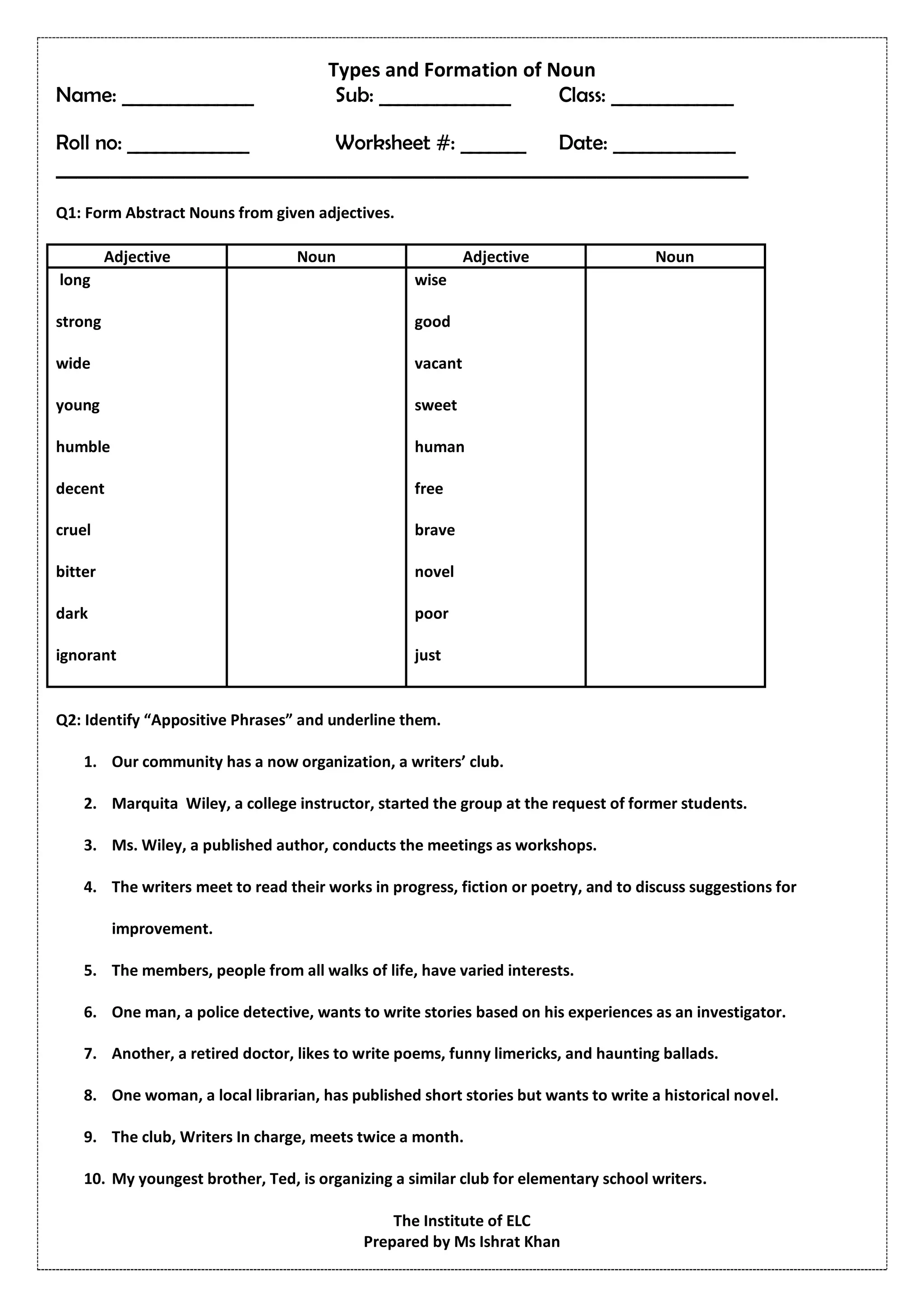 Grammar practice pack (Grades 6 to 8) | PDF