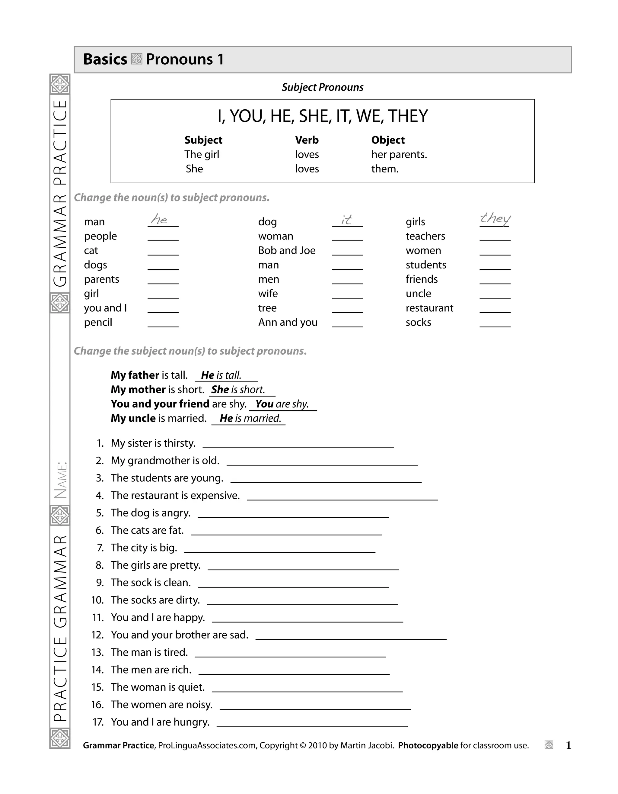 Grammar practices 10 sample worksheets | PDF | Dating | Family and ...