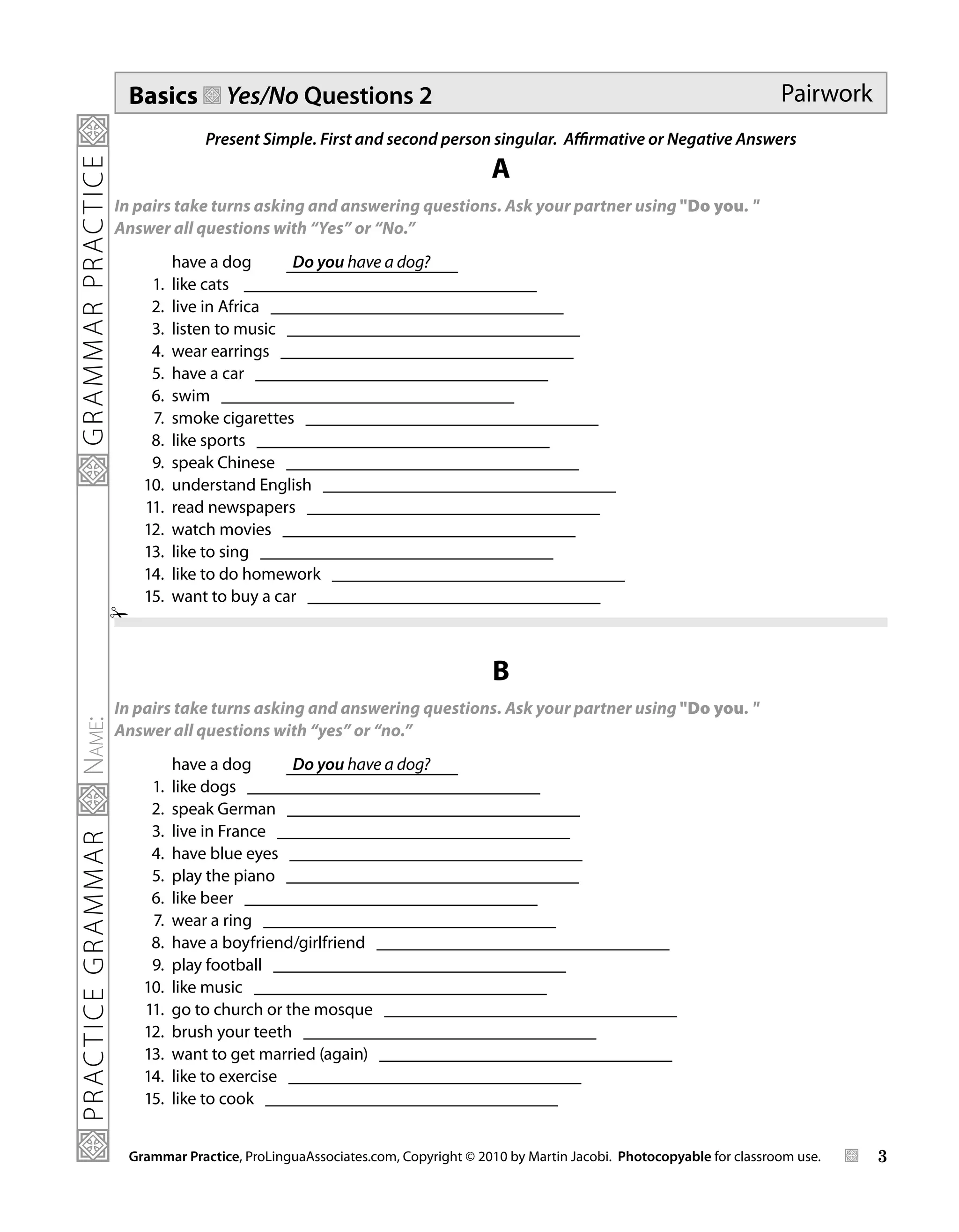Grammar practices 10 sample worksheets | PDF | Dating | Family and ...