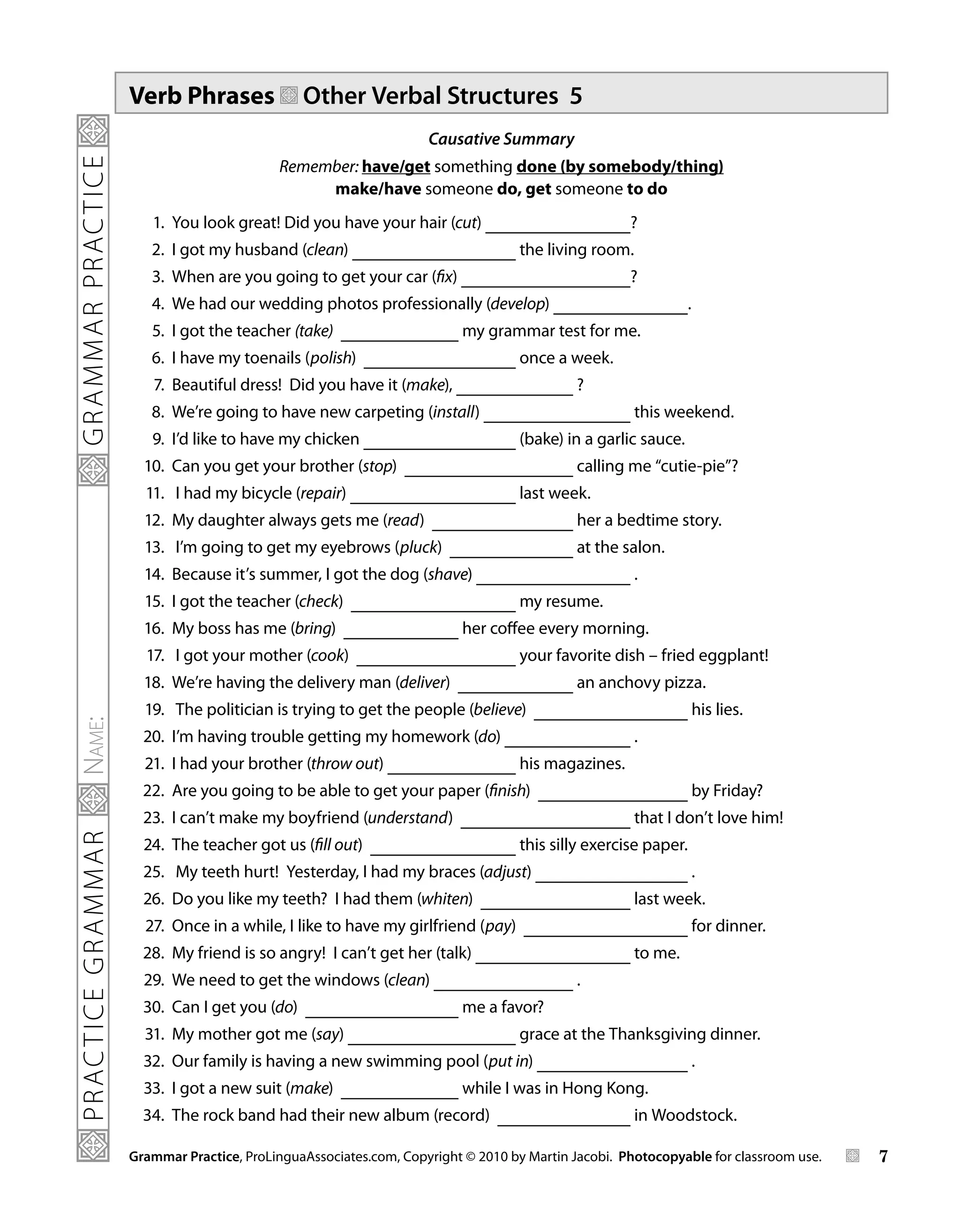 Grammar practices 10 sample worksheets | PDF | Dating | Family and ...