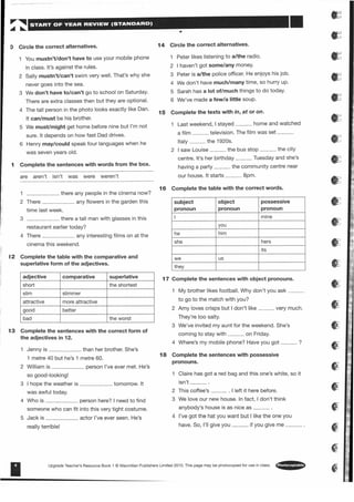 Grammar practice (standard) | PDF