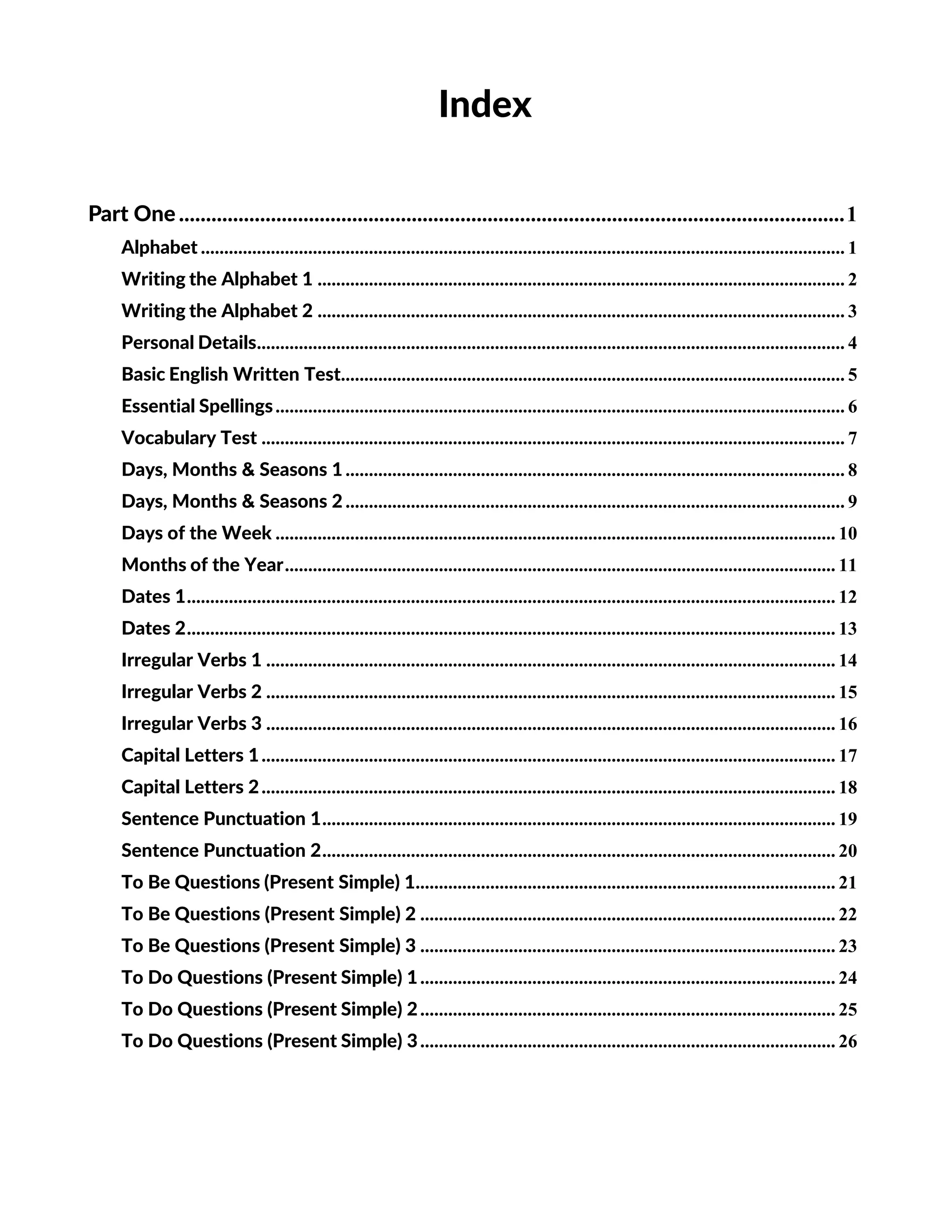 Grammar Practice Worksheets ESL English | PDF