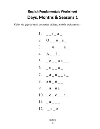 Grammar Practice Worksheets ESL English | PDF