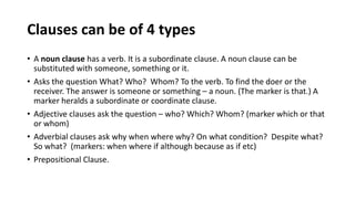 Grammar Proficiency - Phrases and Clausessession 3.pptx