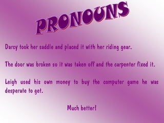 Grammar pronouns | PPT