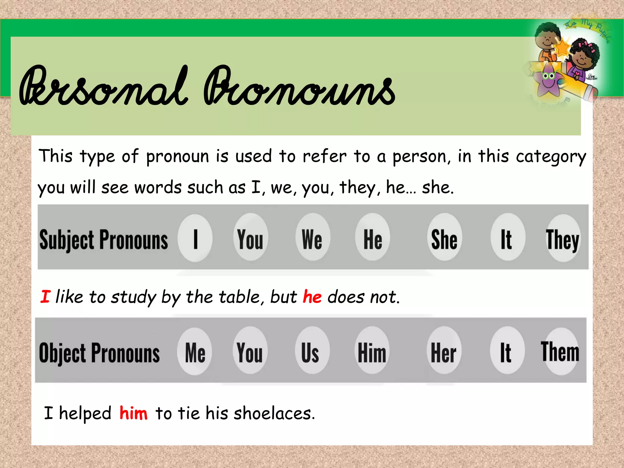 Grammar: Pronouns | PDF