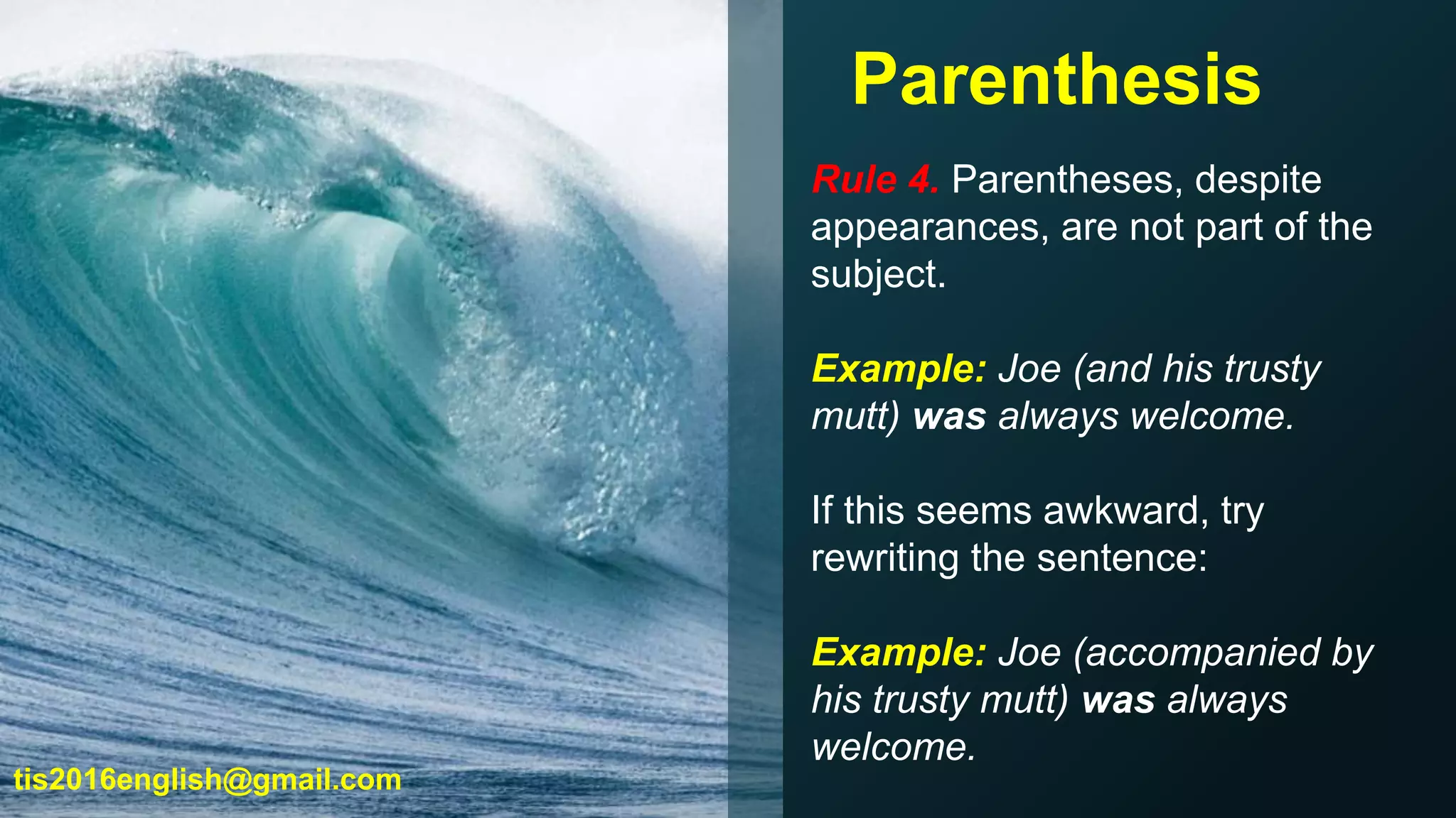 Grammar punctuation | PPSX