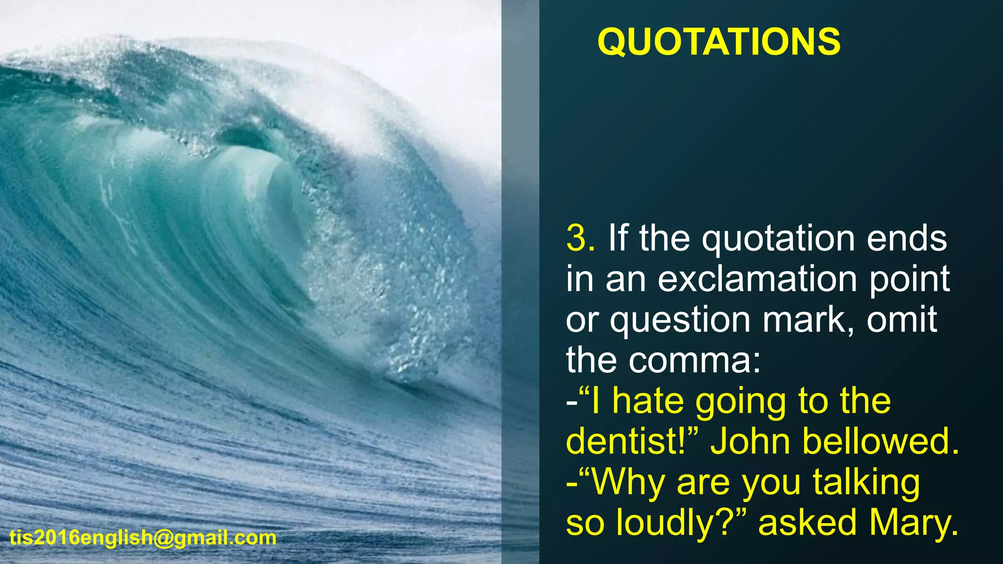 Grammar punctuation | PPSX