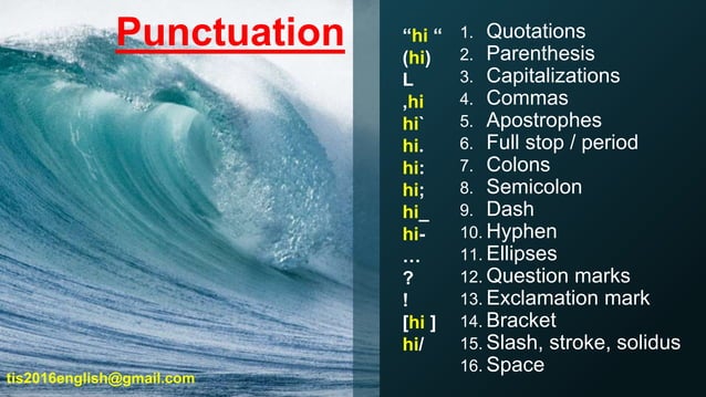 Grammar punctuation | PPT