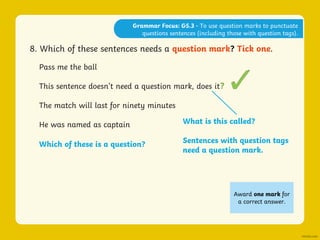 Grammar Punctuation and Spelling Test 2 Guided Lesson Powerpoint.ppt