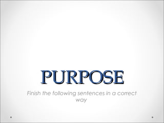 Grammar purpose | PPT