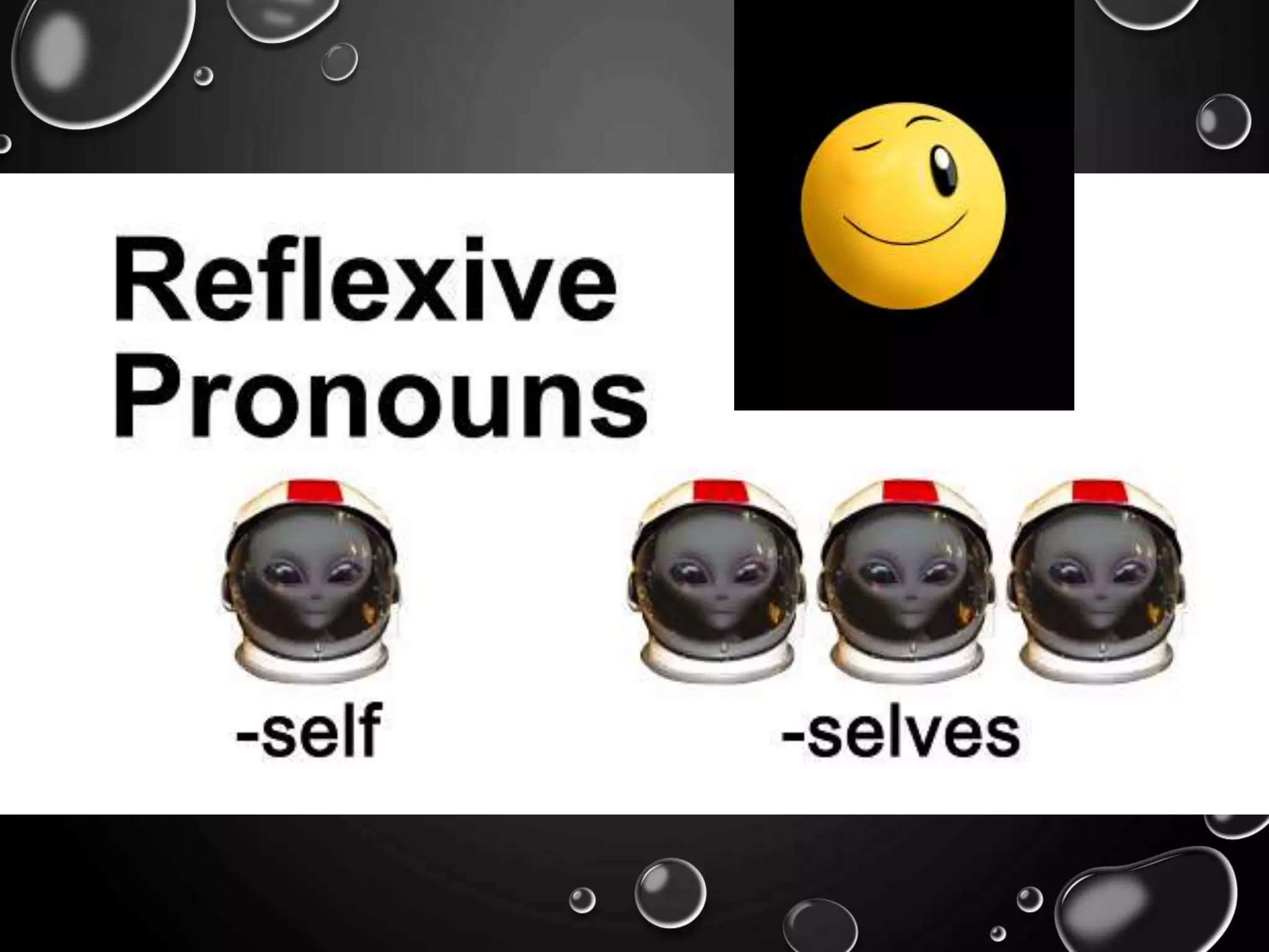 Grammar quiz reflexive pronouns | PPT