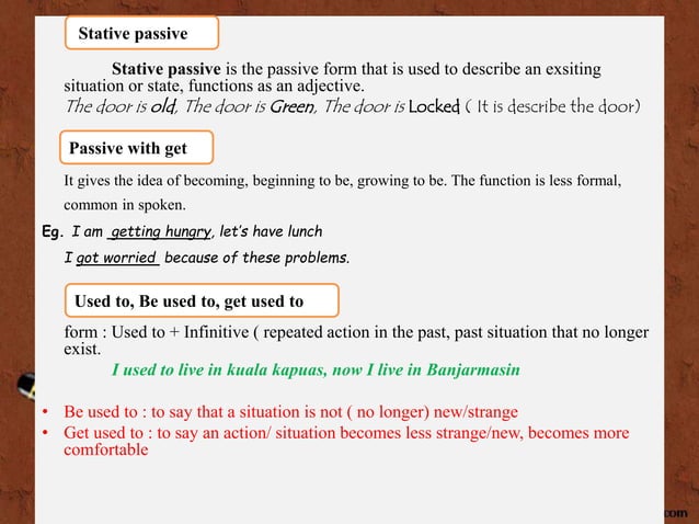 Passive voice, Relative Clauses, Causative, and Subordinating Conjungtion. | PPTX