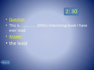 Grammar Review Jeopardy Game | PPTX