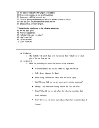 Grammar review lesson plan | DOCX