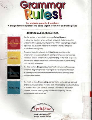 Grammar rules | PDF