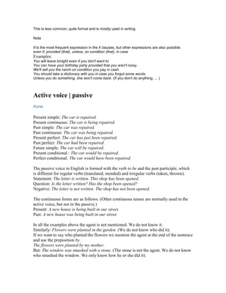 Grammar rules with examples | PDF