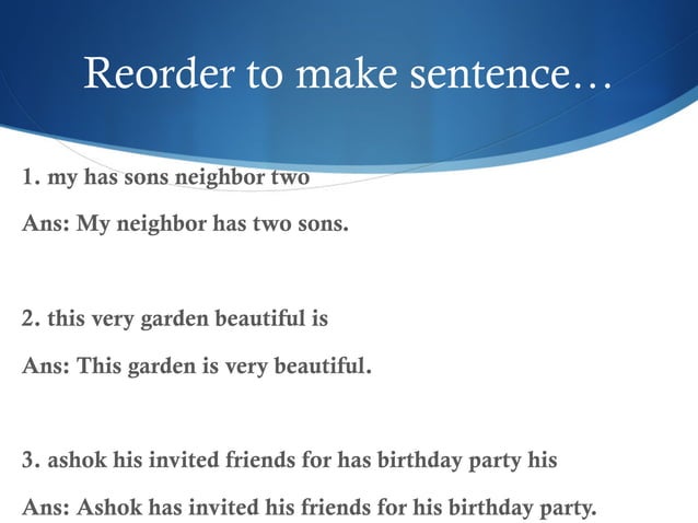 Types of Sentence- English grammar | PDF