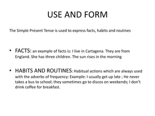 Grammar structure simple present | PPT