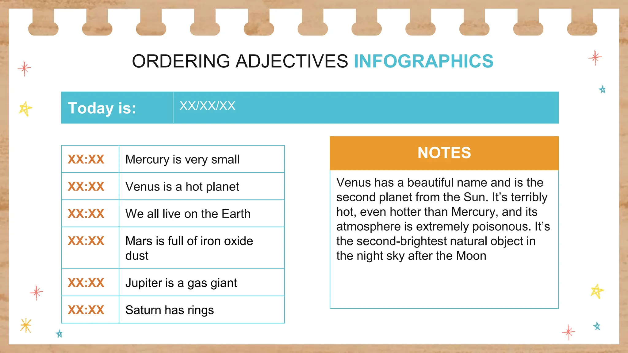Grammar Subject for Elementary - 4th Grade_ Ordering Adjectives ...