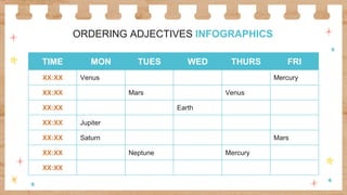 Grammar Subject for Elementary - 4th Grade_ Ordering Adjectives ...