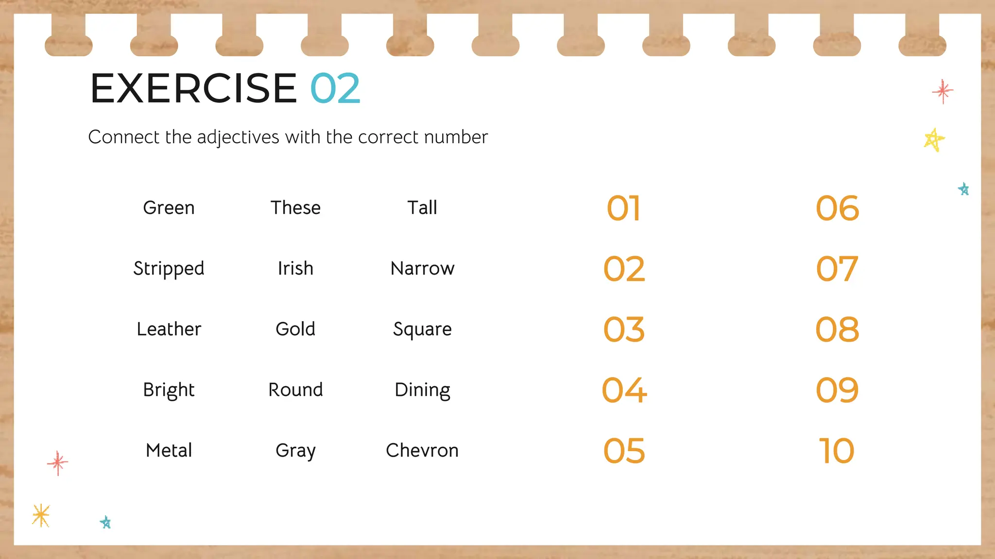 Grammar Subject for Elementary - 4th Grade_ Ordering Adjectives XL by ...