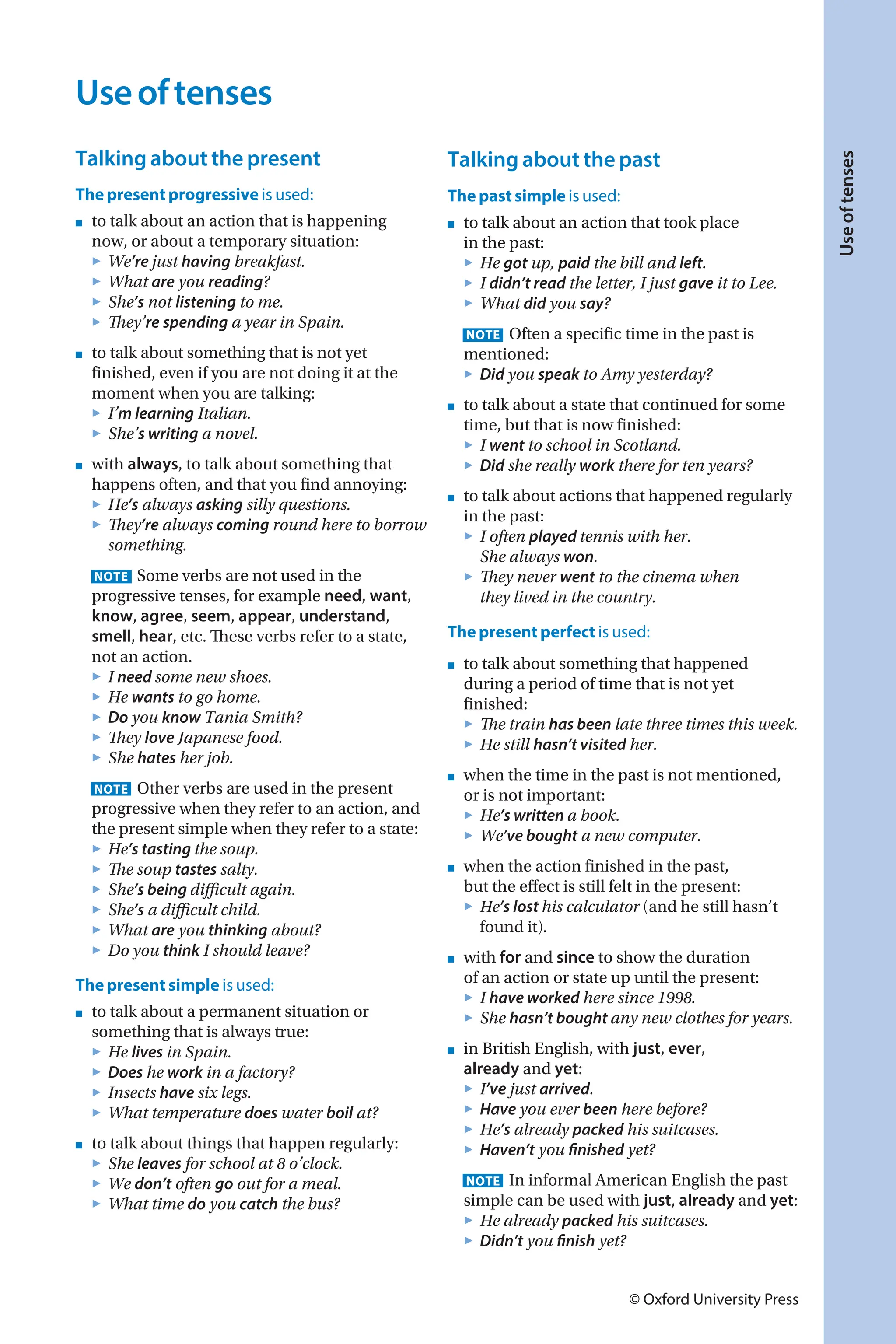grammar_tenses.pdf usage in daily conversation | PDF