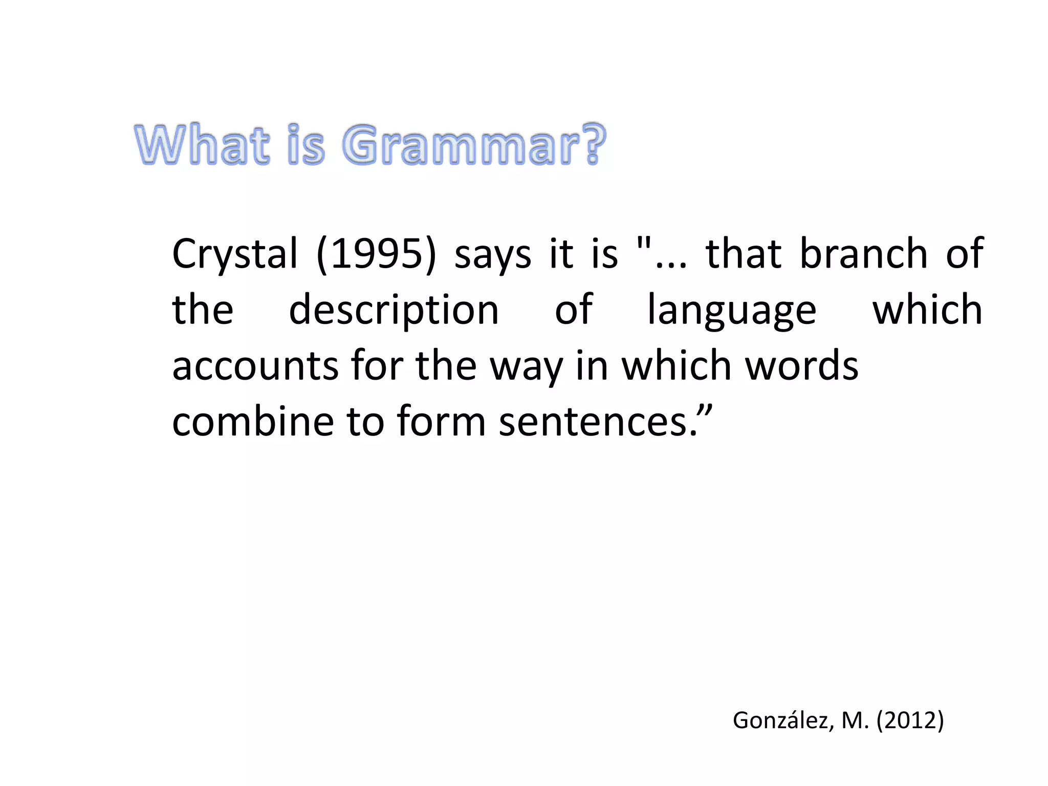 Grammar testing | PPTX