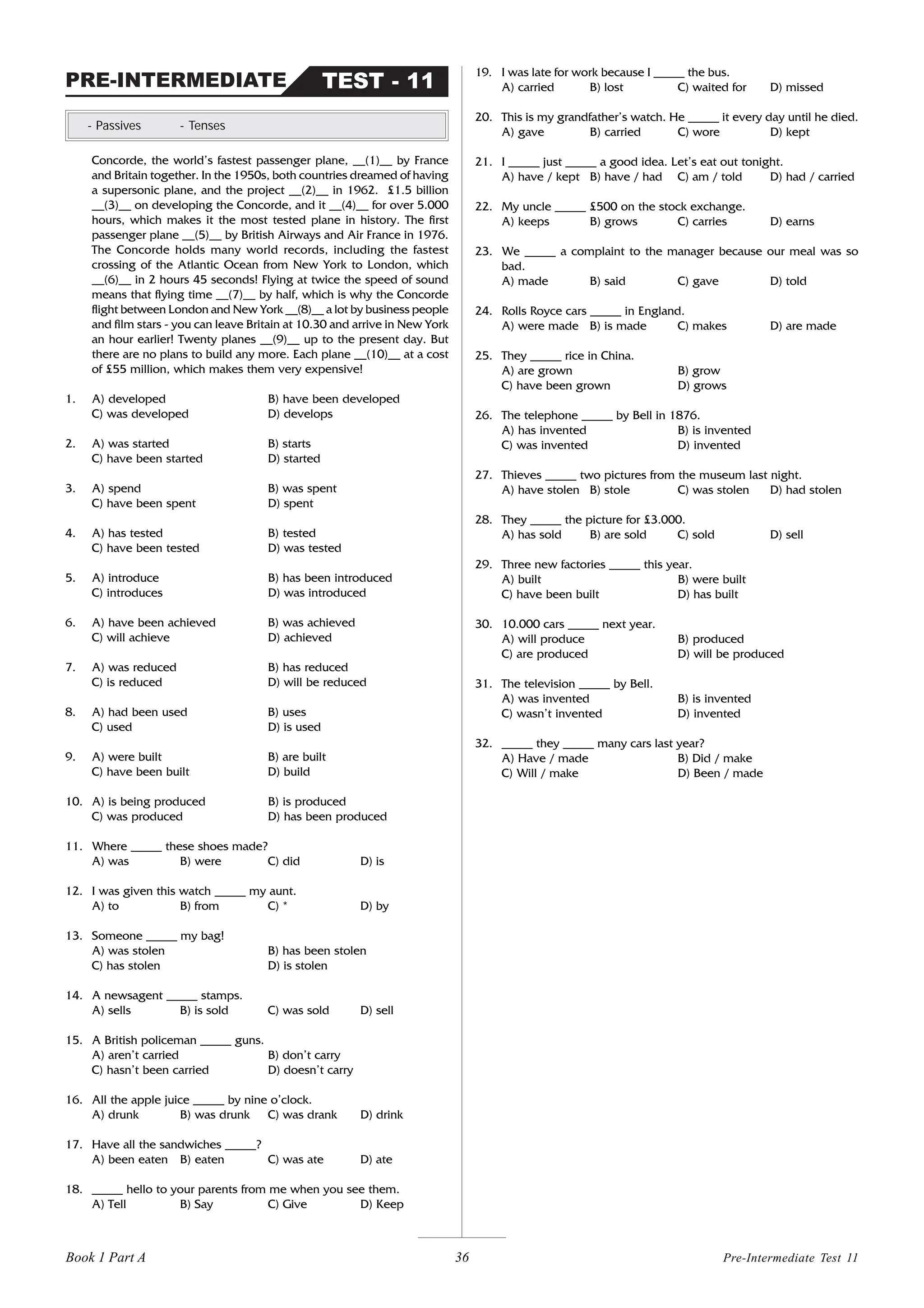 Grammar Tests/Grammar Tests english english | PDF | Free Download