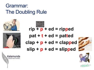 Y1 Grammar the doubling rule ppt tg 2012 | PPTX