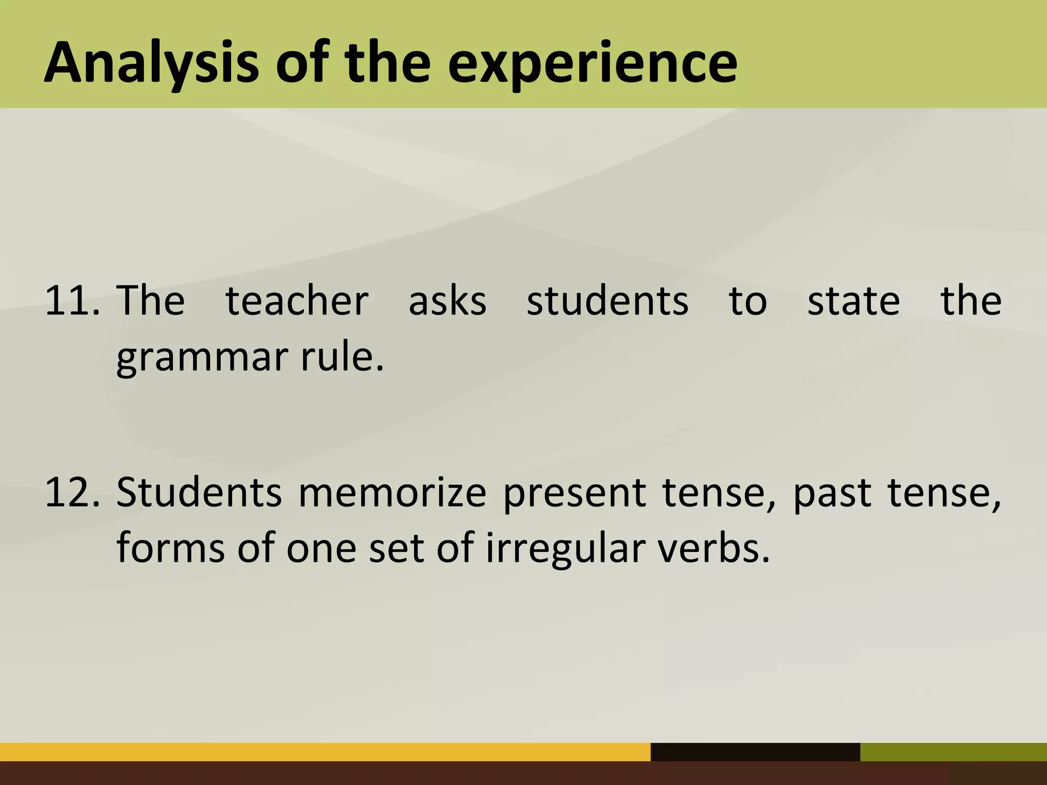 Grammar-Translation Method | PPT